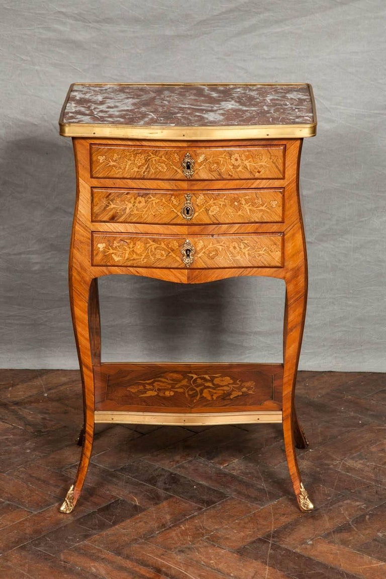 Pair of Louis XIV Style Side Tables For Sale at 1stDibs