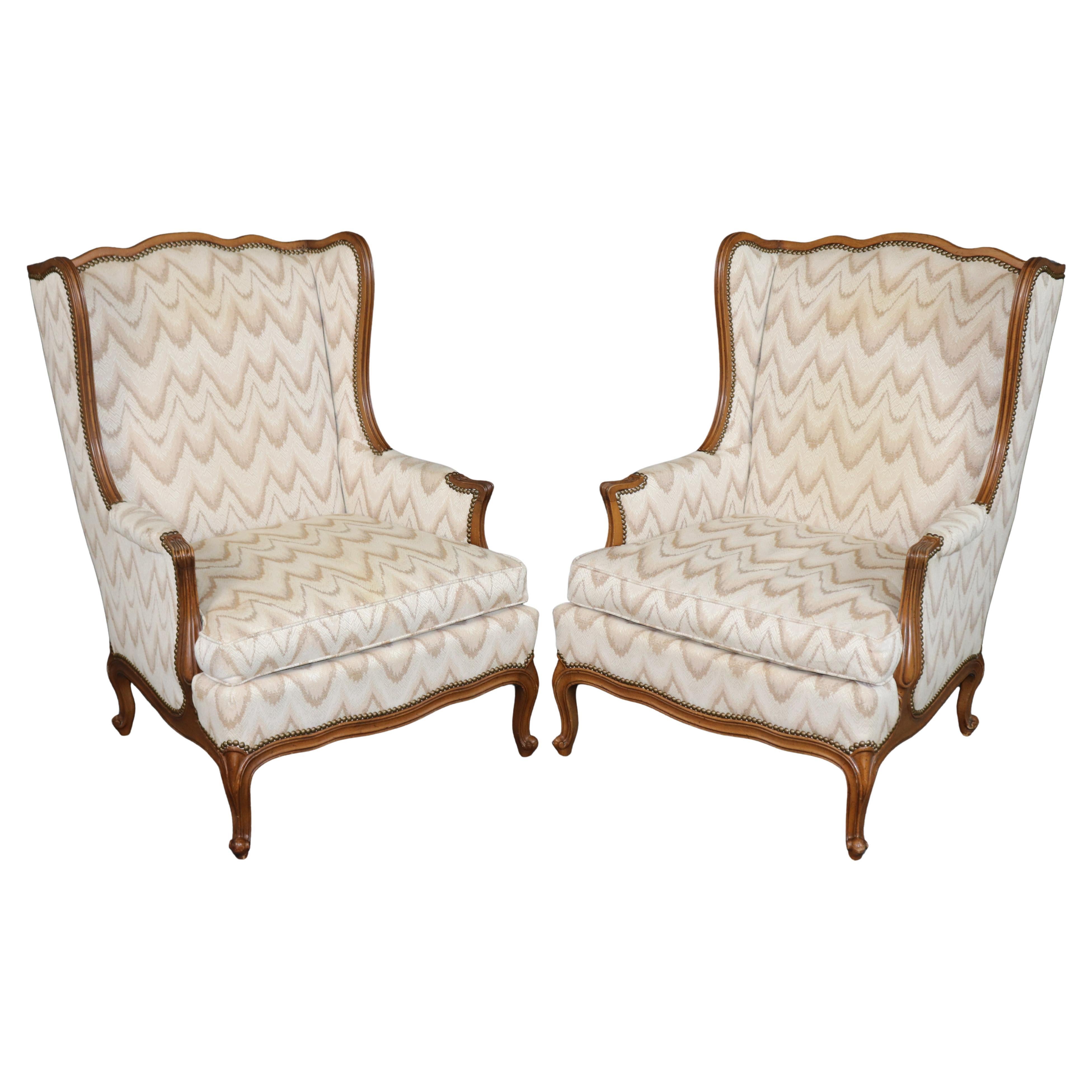 Pair of Tomlinson Regency Lounge Chairs, Mahogany, 1960s For Sale at ...