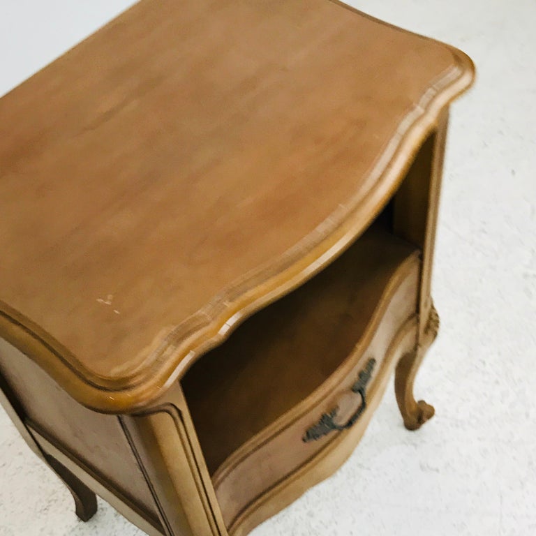 Pair of Louis XV Style French Provincial Nightstands For Sale at ...