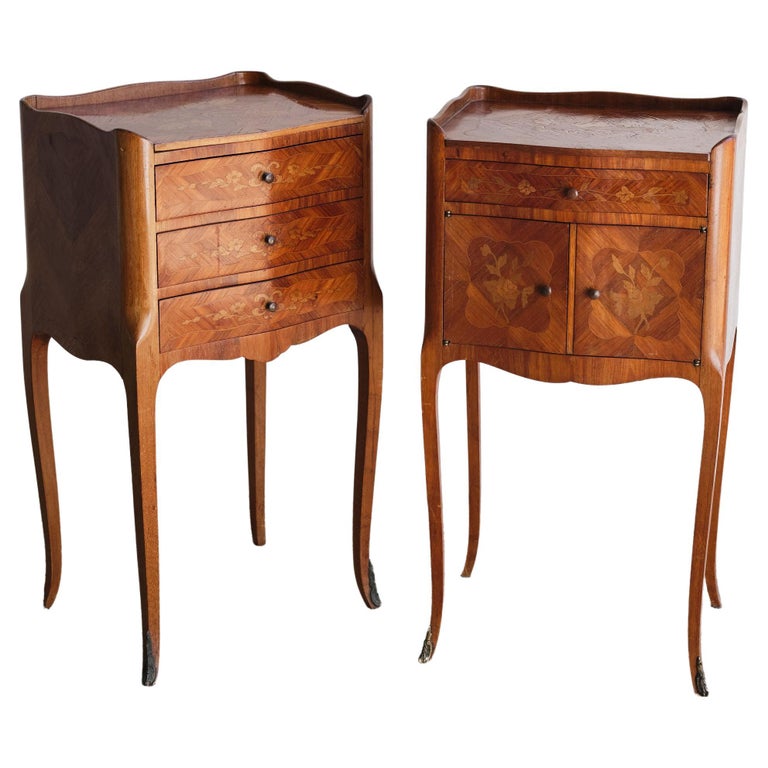 Pair of Louis XV Walnut Side Tables, circa 1900 For Sale at 1stDibs