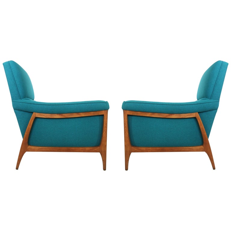 Pair of Lounge Chairs by Kroehler For Sale at 1stDibs