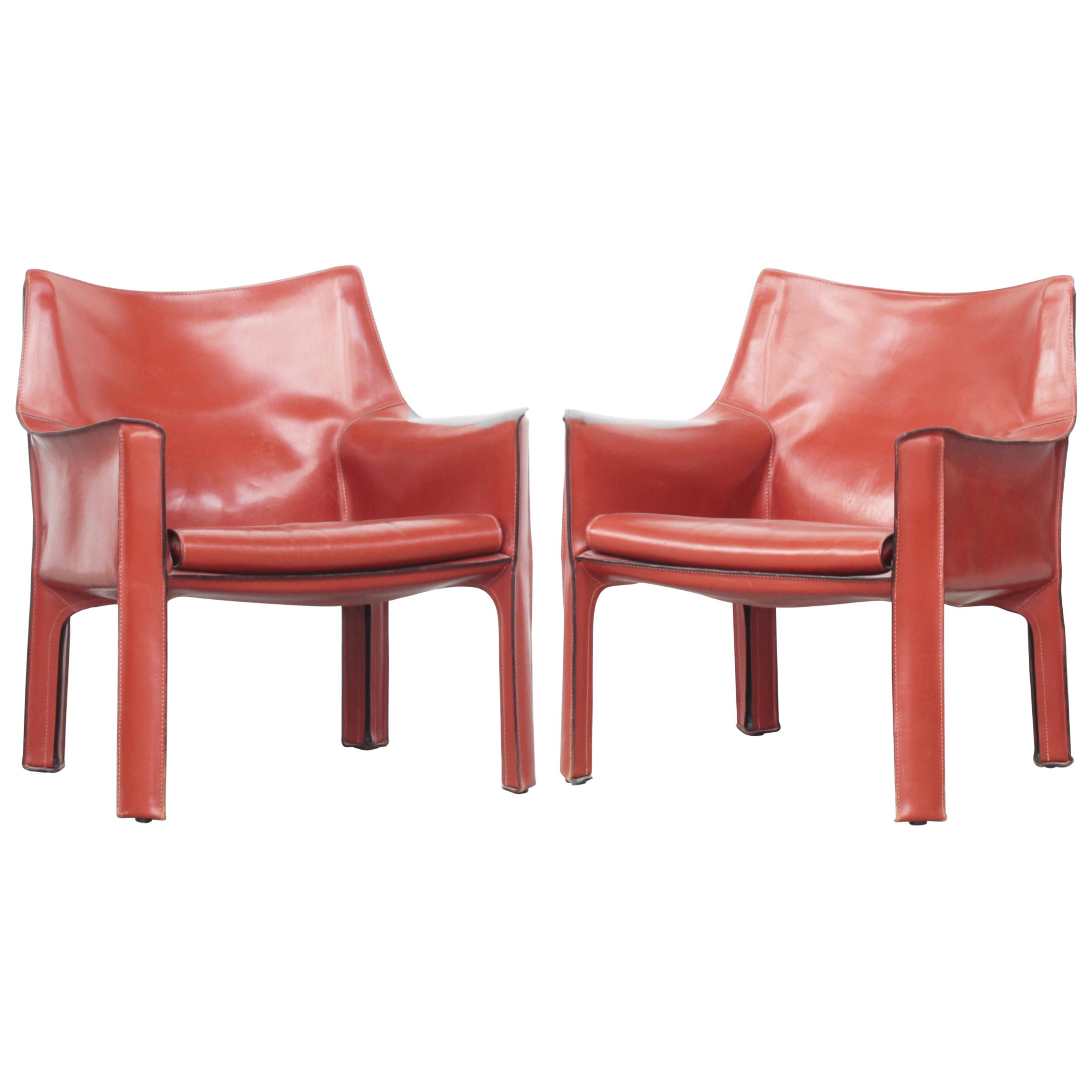 Cab Lounge Chair by Mario Bellini for Cassina at 1stdibs