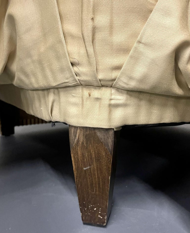 Pair of Lounge, Club or Overstuffed Chairs, Dapha, Finely Upholstered ...