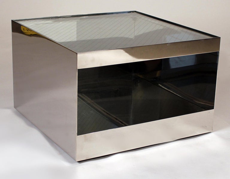 Pair of Low Rolling Tables by Joseph D'urso for Knoll International at ...