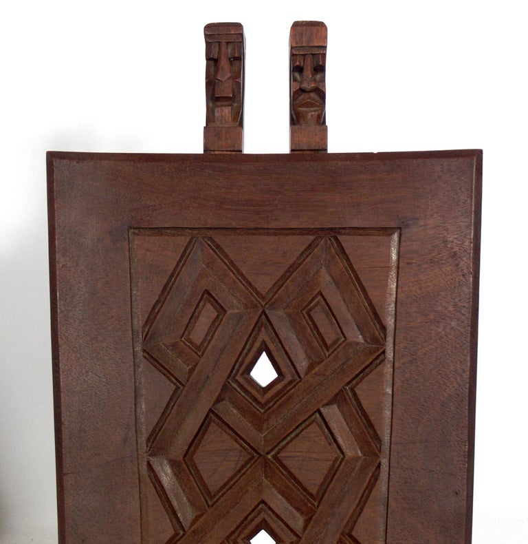 Pair of Low Slung Hand Carved African Lounge Chairs at 1stDibs ...