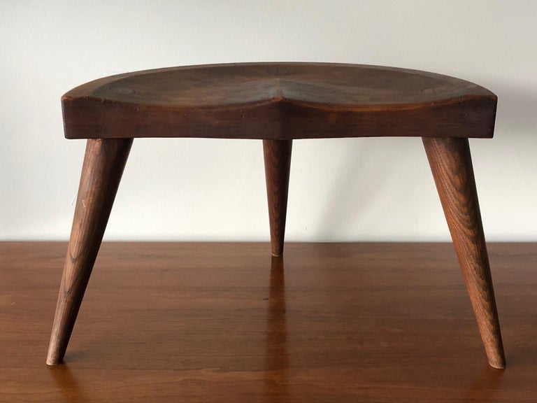 Pair of Low Stools by Arthur Cunningham New Hampshire Craftsman For ...