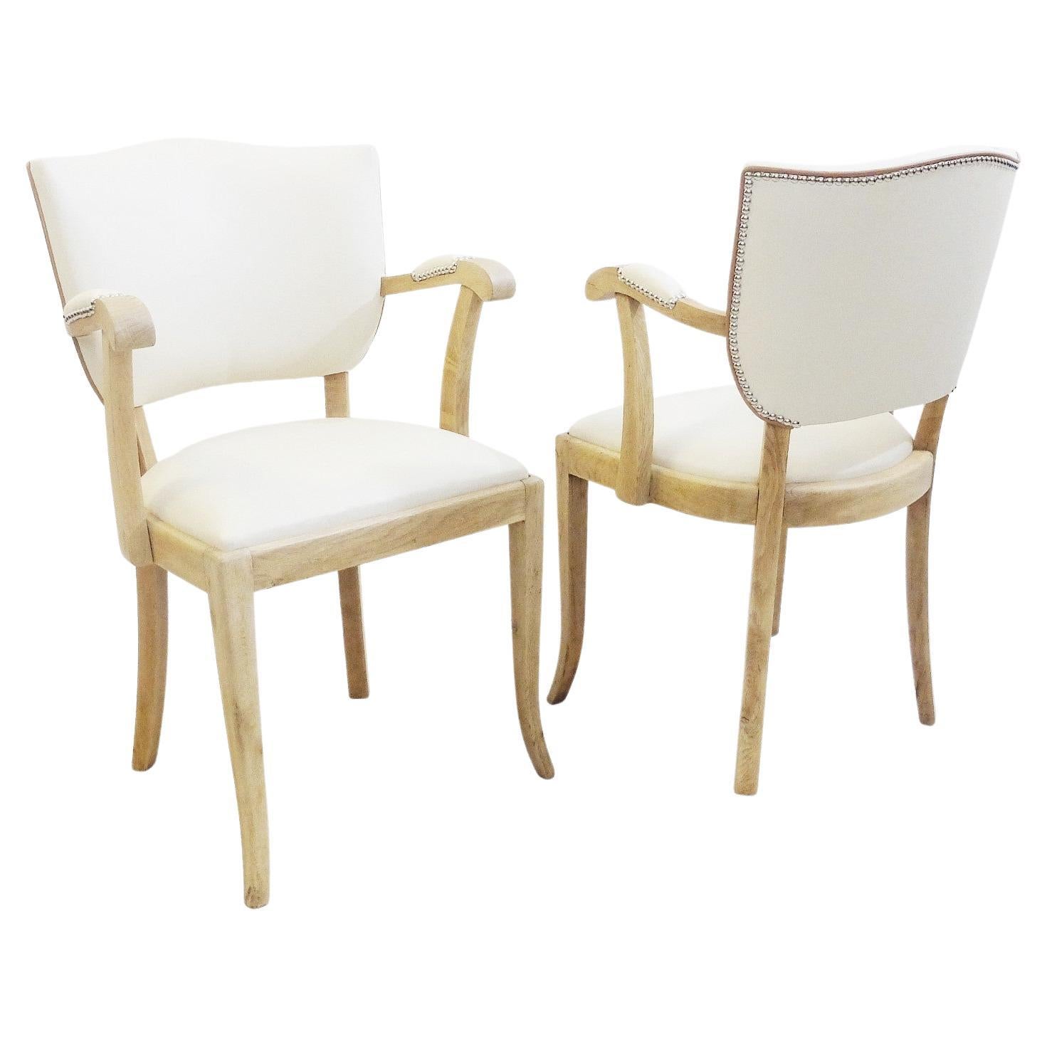 Pair of French, 1940s Bridge Chairs For Sale at 1stDibs