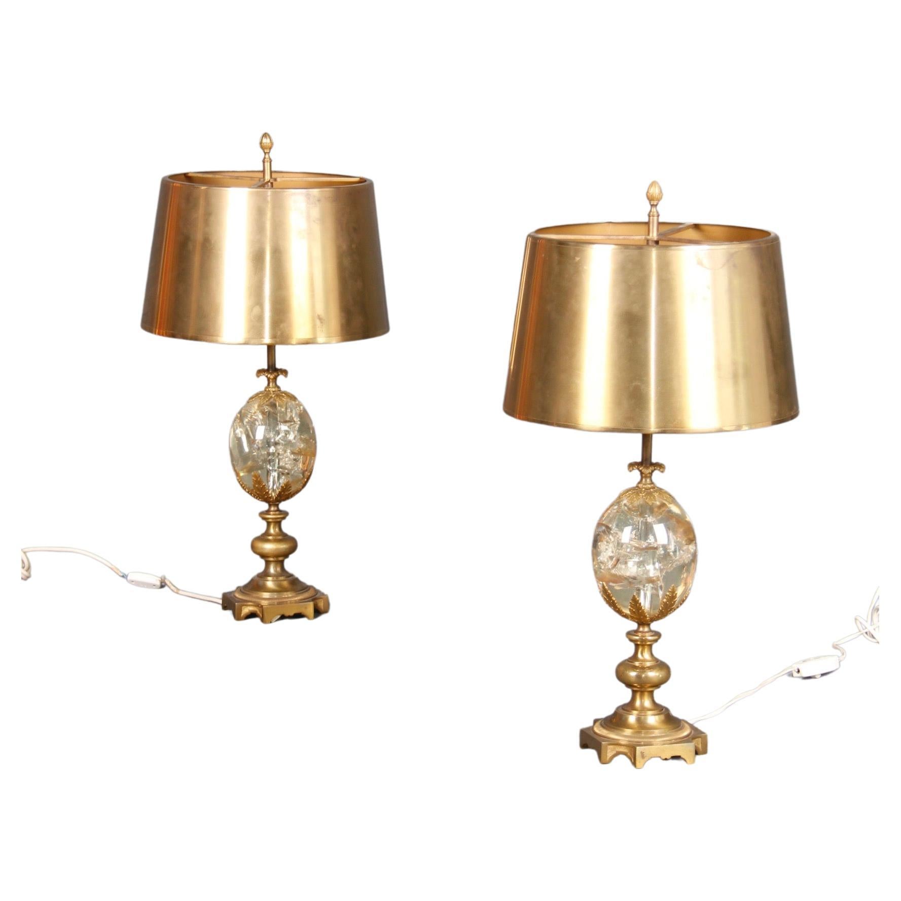 Maison Charles Pair of Lamps at 1stDibs