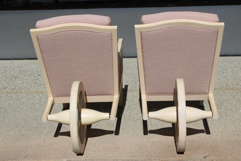 Pair of "Man Ray" Chairs by Philippe Starck for the Clift Hotel, San ...