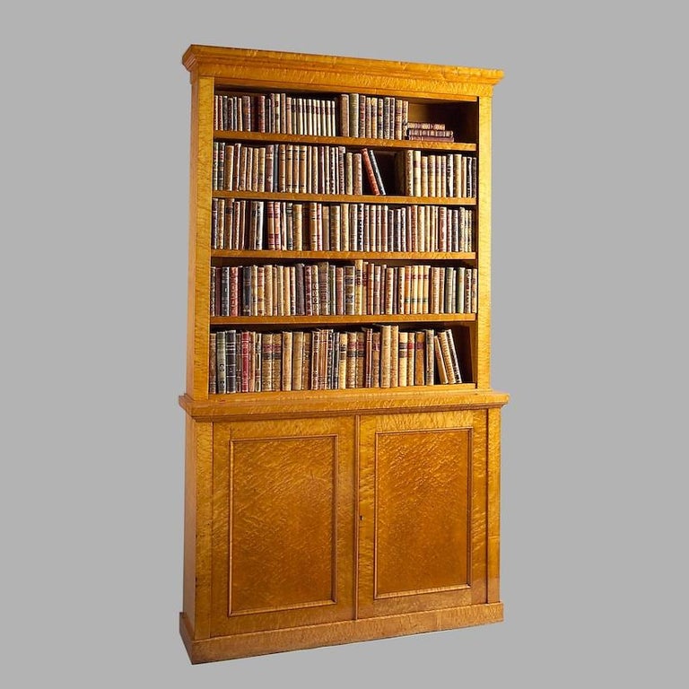 Pair of Maple Bookcases at 1stDibs
