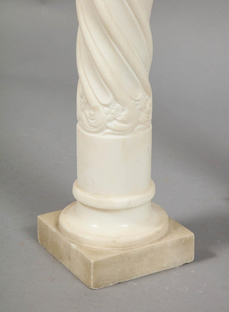 Pair of Marble Columns For Sale at 1stDibs