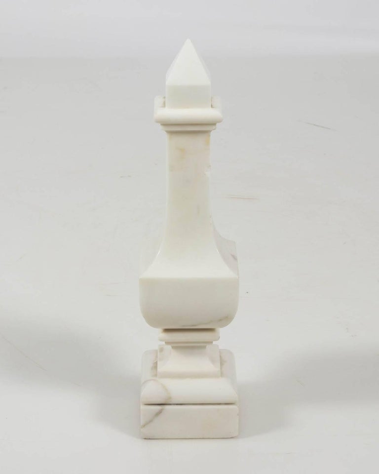 Pair of Marble Obelisks at 1stDibs