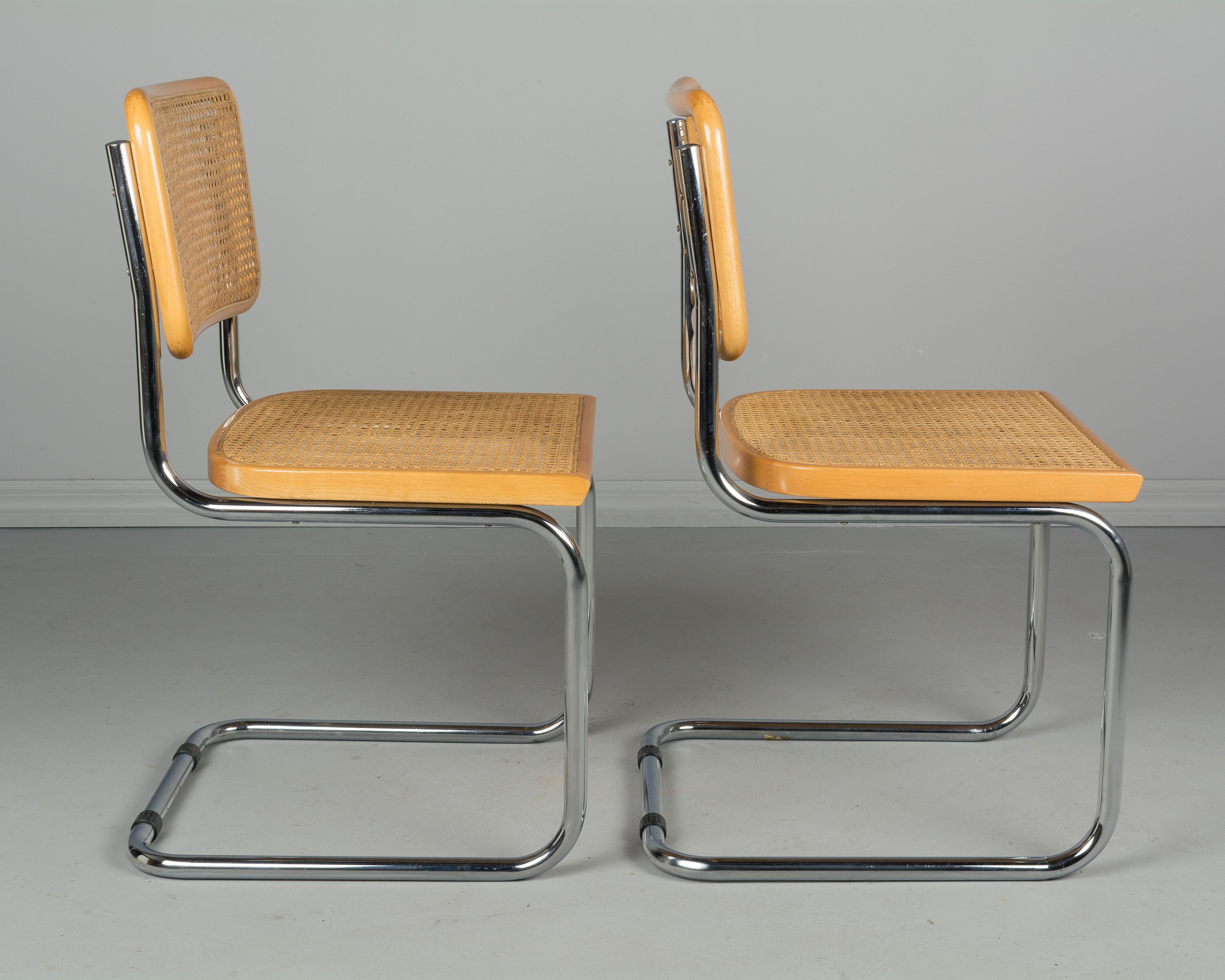 Pair of Marcel Breuer Cesca Chairs at 1stDibs | cesca chair made in ...