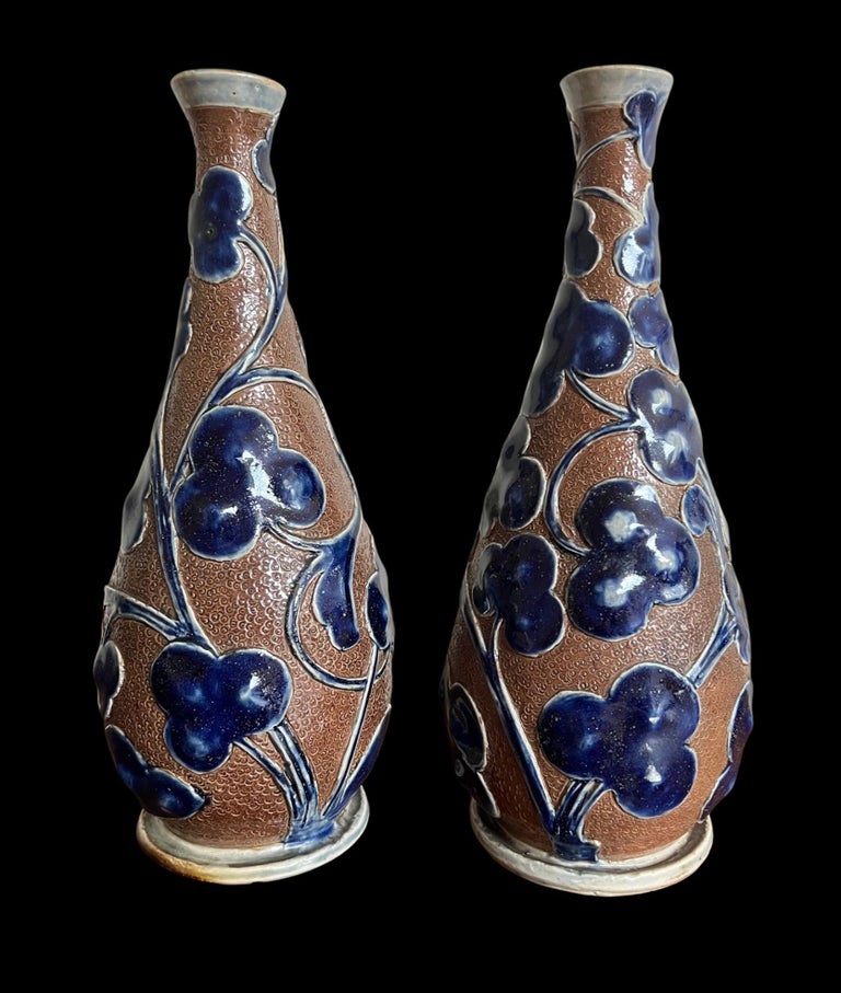 Pair of Martin Brothers Vases For Sale at 1stDibs