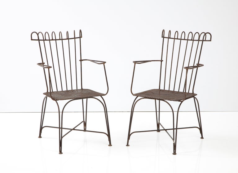 Pair of Mathieu Mategot Chairs, France, C. 1950 at 1stDibs