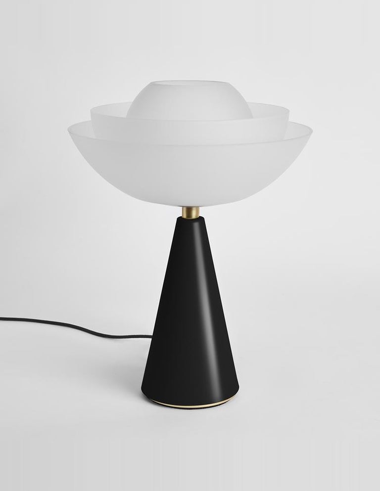 Pair of Matte Lotus Table Lamps by Mason Editions For Sale at 1stDibs