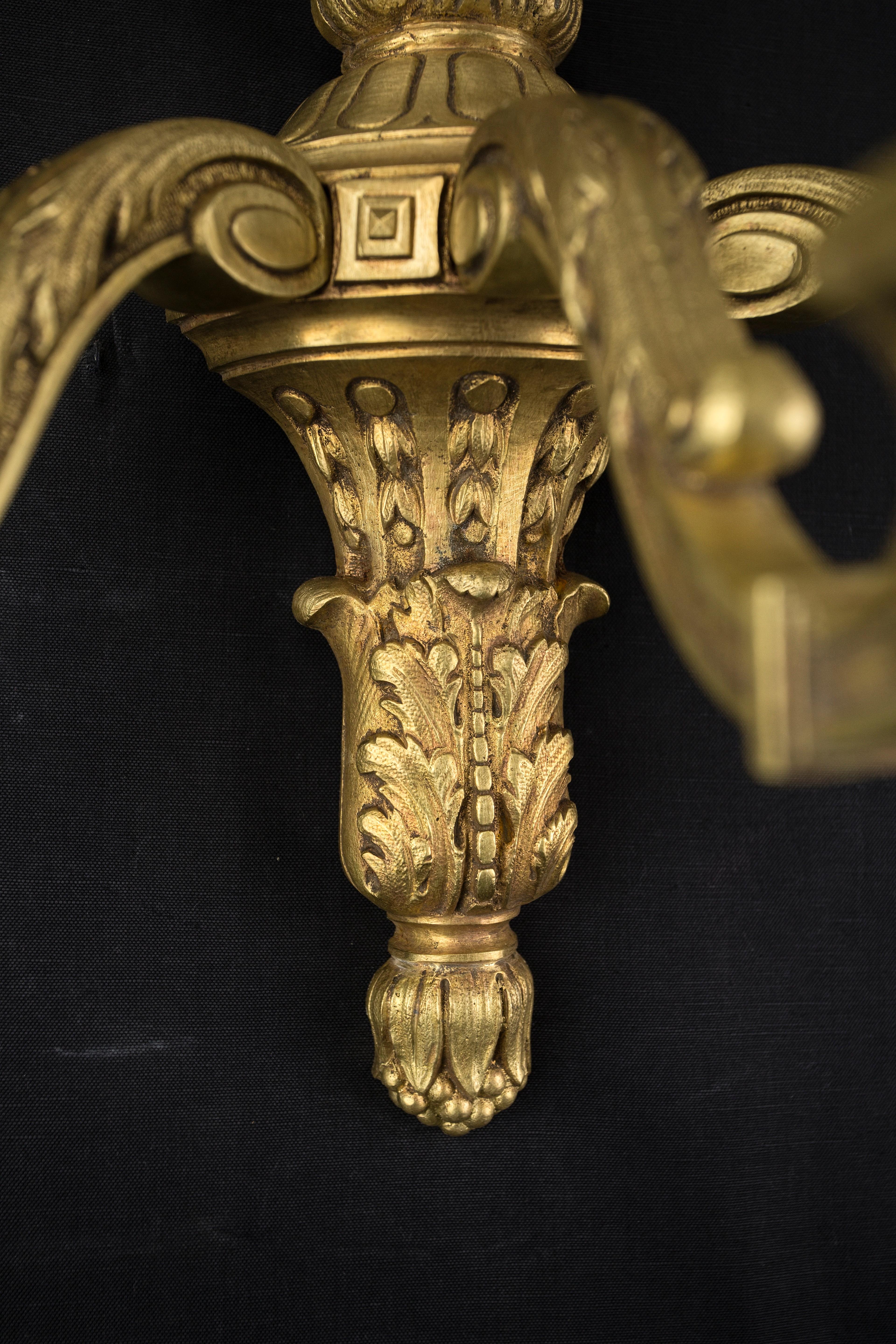 Pair of Mazarin wall lamps For Sale at 1stDibs
