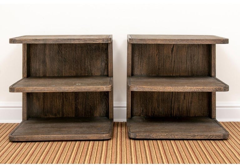 Pair of Mecox Gardens Tiered Side Tables For Sale at 1stDibs