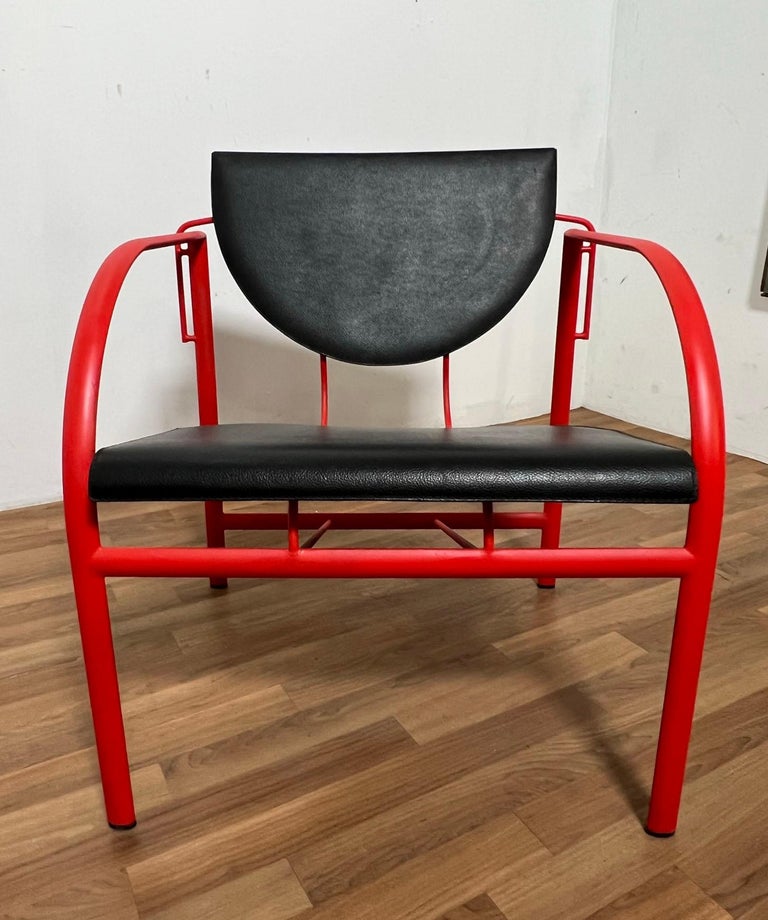 Pair of Memphis Era Arm Lounge Chairs Circa 1980s For Sale at 1stDibs