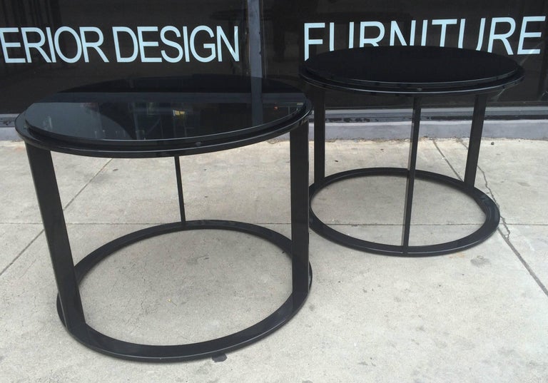 Pair of "Mera" Side Tables by Antonio Citterio for B&B Italia at 1stDibs