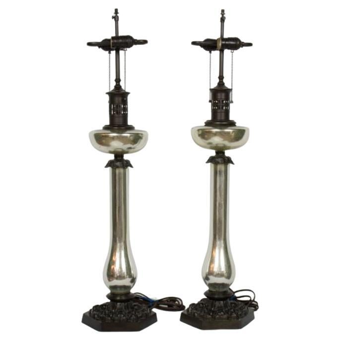 Pair of Copper “Masterline” Table Lamps For Sale at 1stDibs