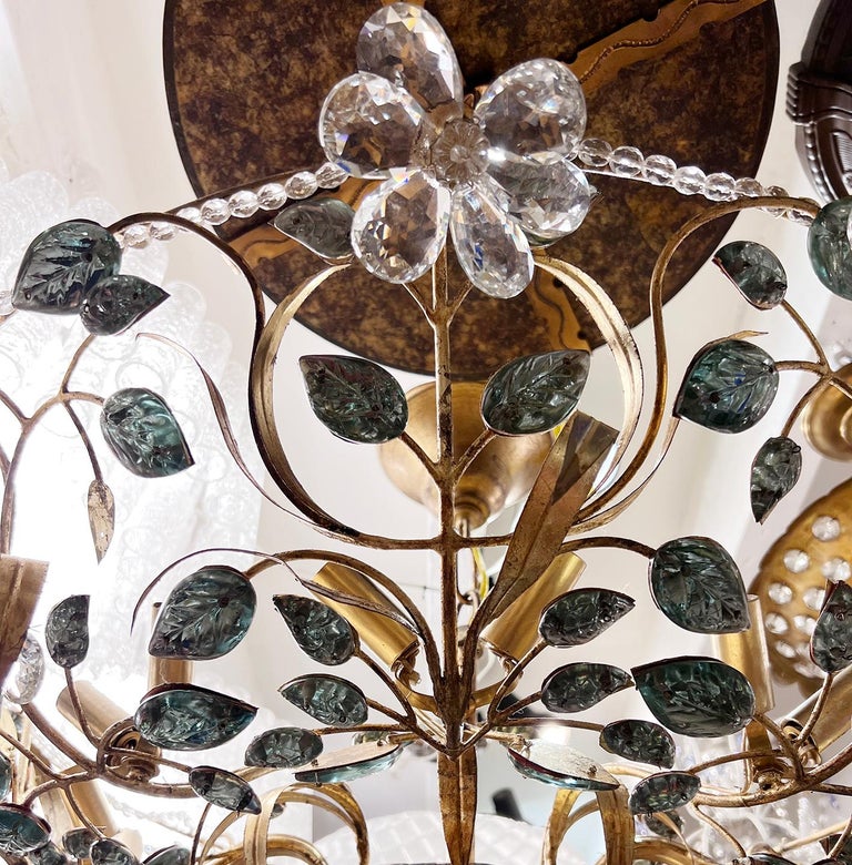 Pair of Mercury Glass and Gilt Metal Light Fixtures, Sold Individually ...