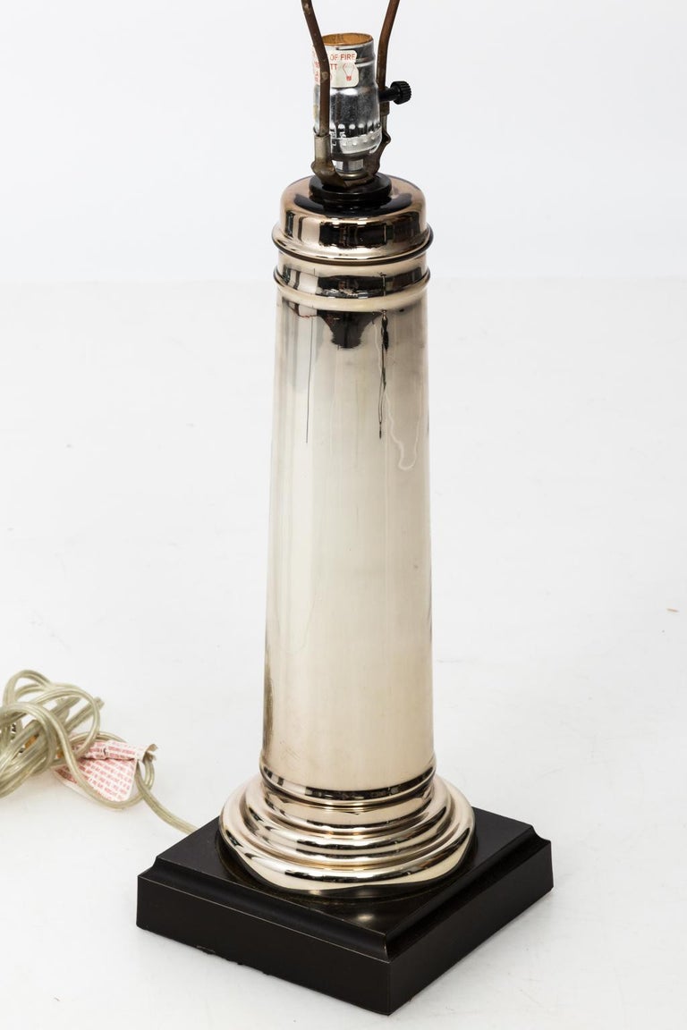 Pair of Mercury Glass Lamps at 1stDibs