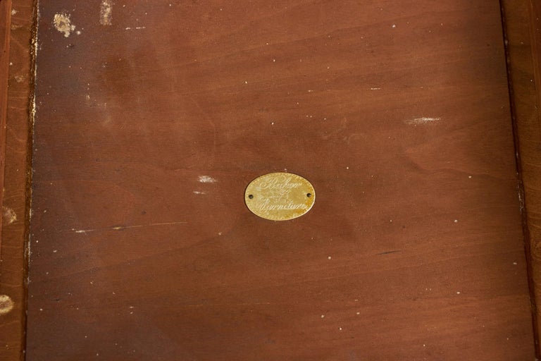 Pair of Michael Taylor for Baker Walnut and Brass Interlocking Ring ...