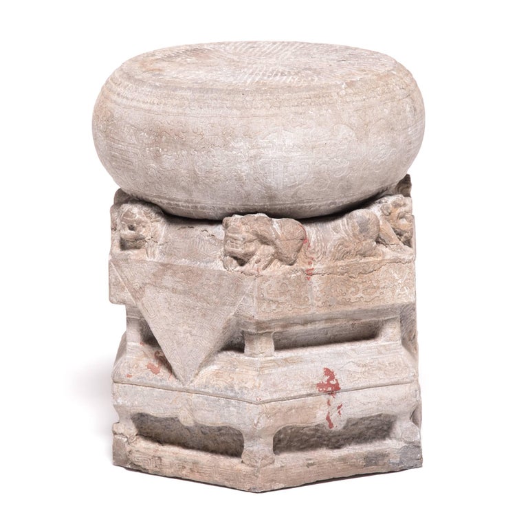 Pair of Chinese Limestone Column Bases, c. 1850 at 1stDibs | chinese ...