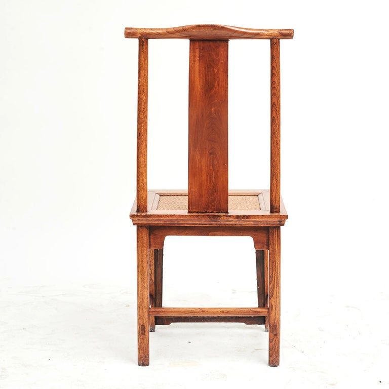 Pair of Mid-19th Century Chinese Ming Style Chairs in Jumu Wood with ...