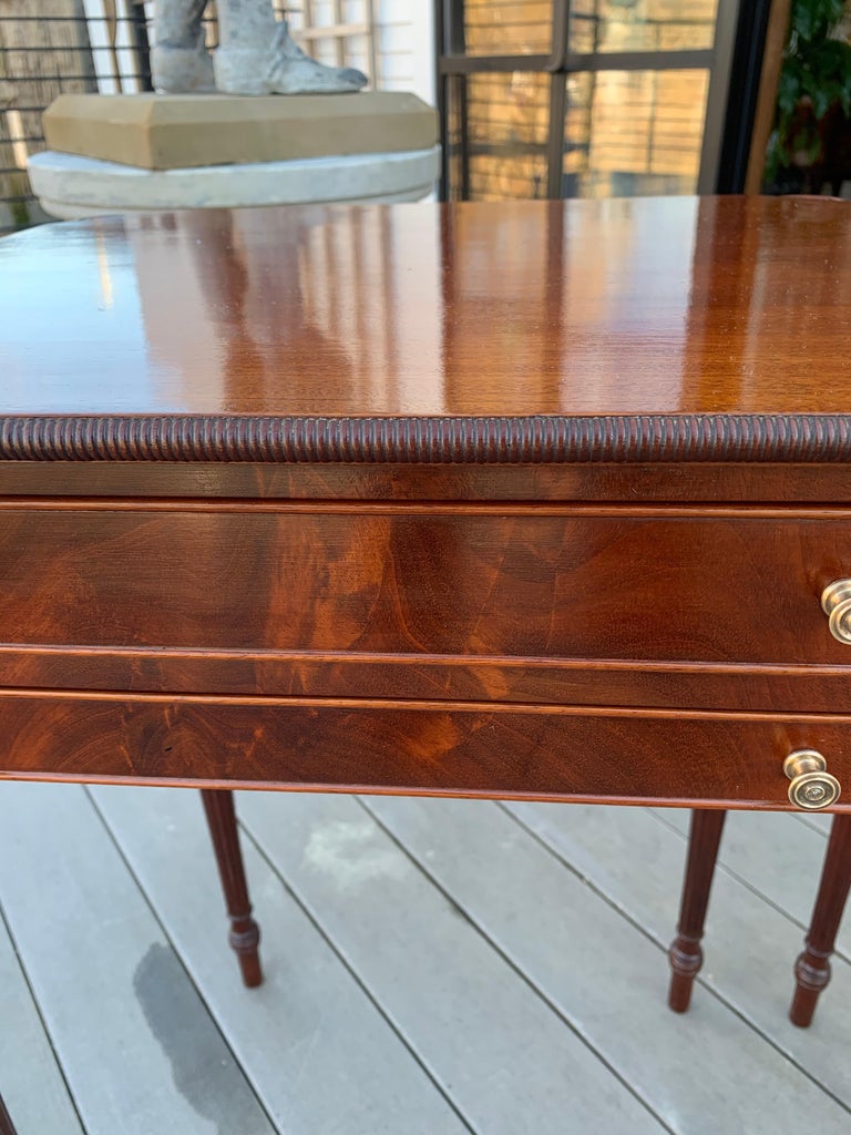 Pair of Mid-20th Century Custom Federal End Tables in Style of Samuel ...