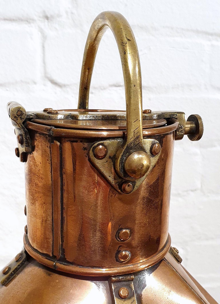 Pair of Mid-20th Century Ships Lanterns at 1stDibs