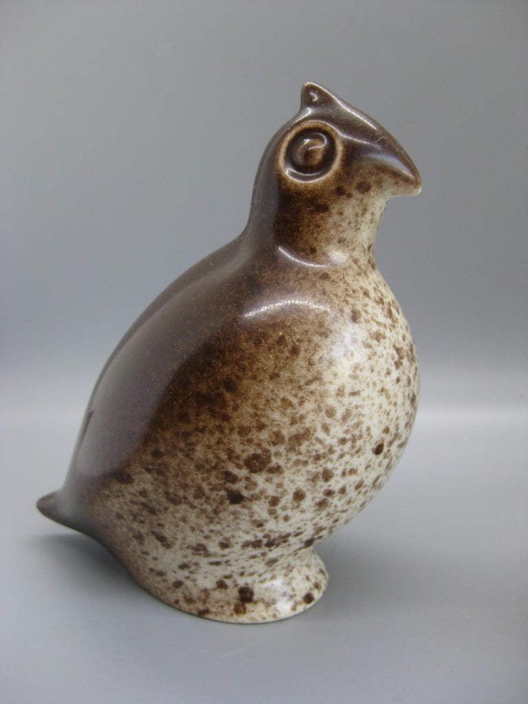Pair of Mid Century 1950s Howard Pierce Ceramic Quail Bird Sculpture ...