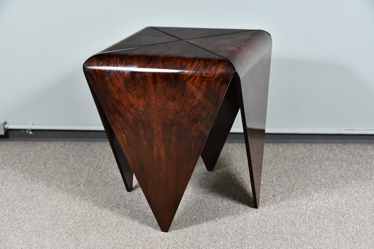 Midcentury Walnut Side Table at 1stDibs