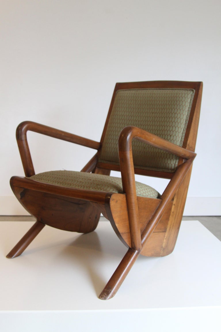 Pair of Midcentury Burma Bentwood Lounge Chairs at 1stDibs