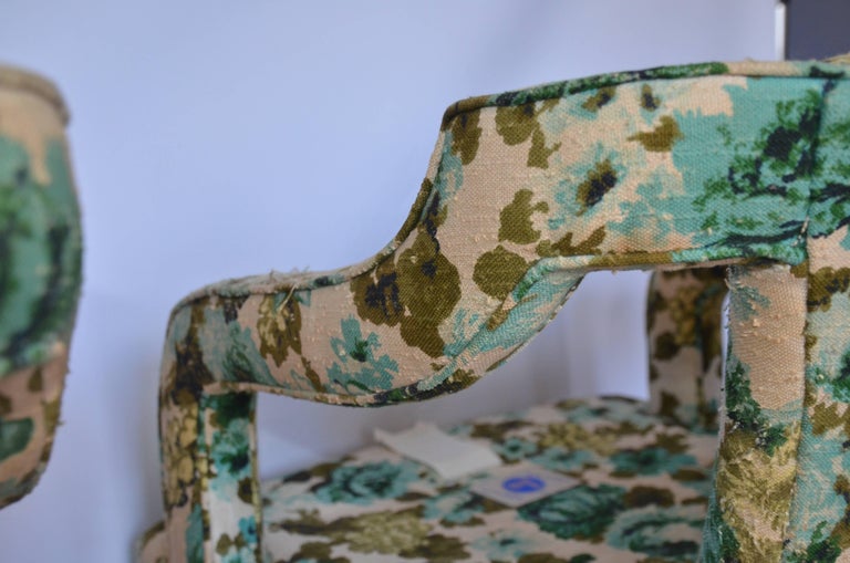Pair of Midcentury Curvilinear Lounge Chairs by Shaw For Sale at 1stDibs