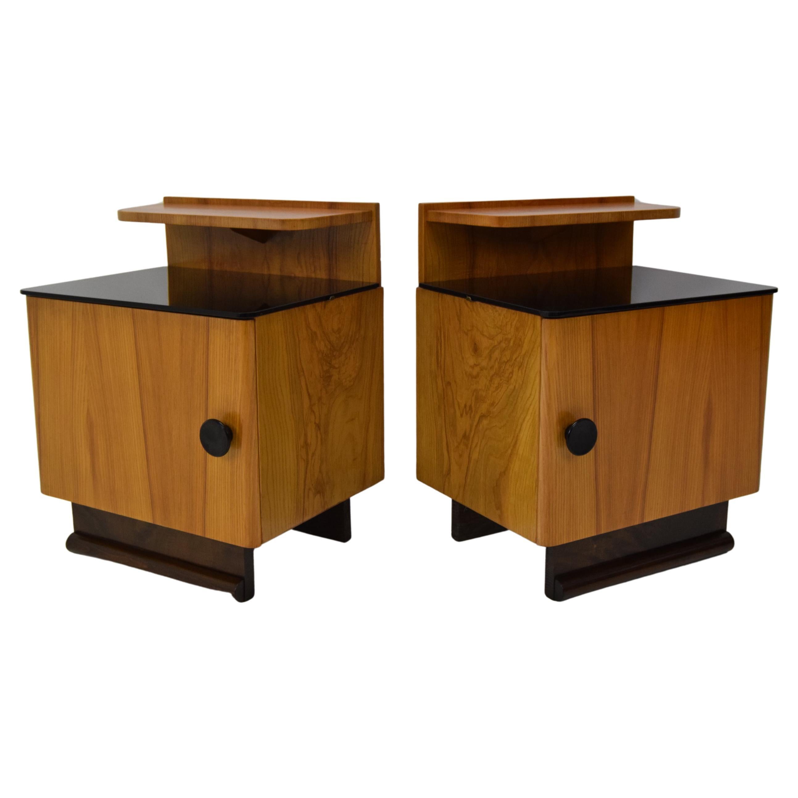 Pair of Mid Century Modern Sofa Tables For Sale at 1stDibs