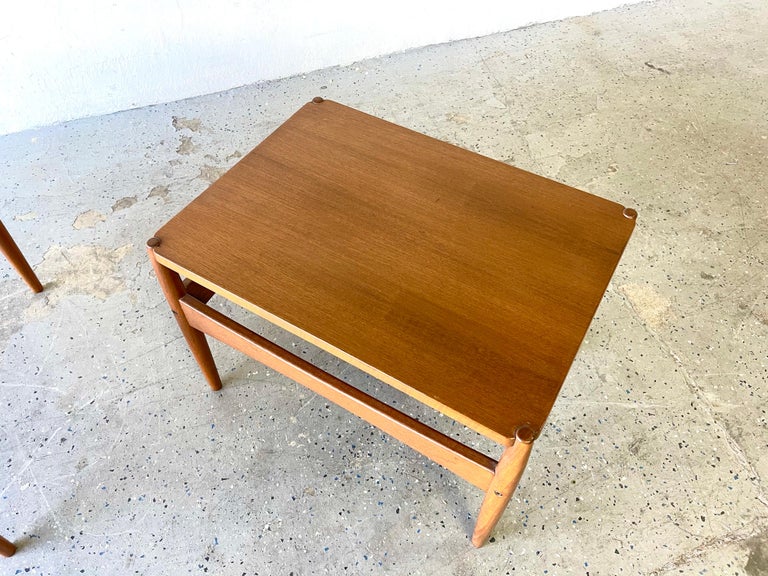 Pair of Mid-Century Danish Modern Diethelm Teak Side/End Tables at 1stDibs