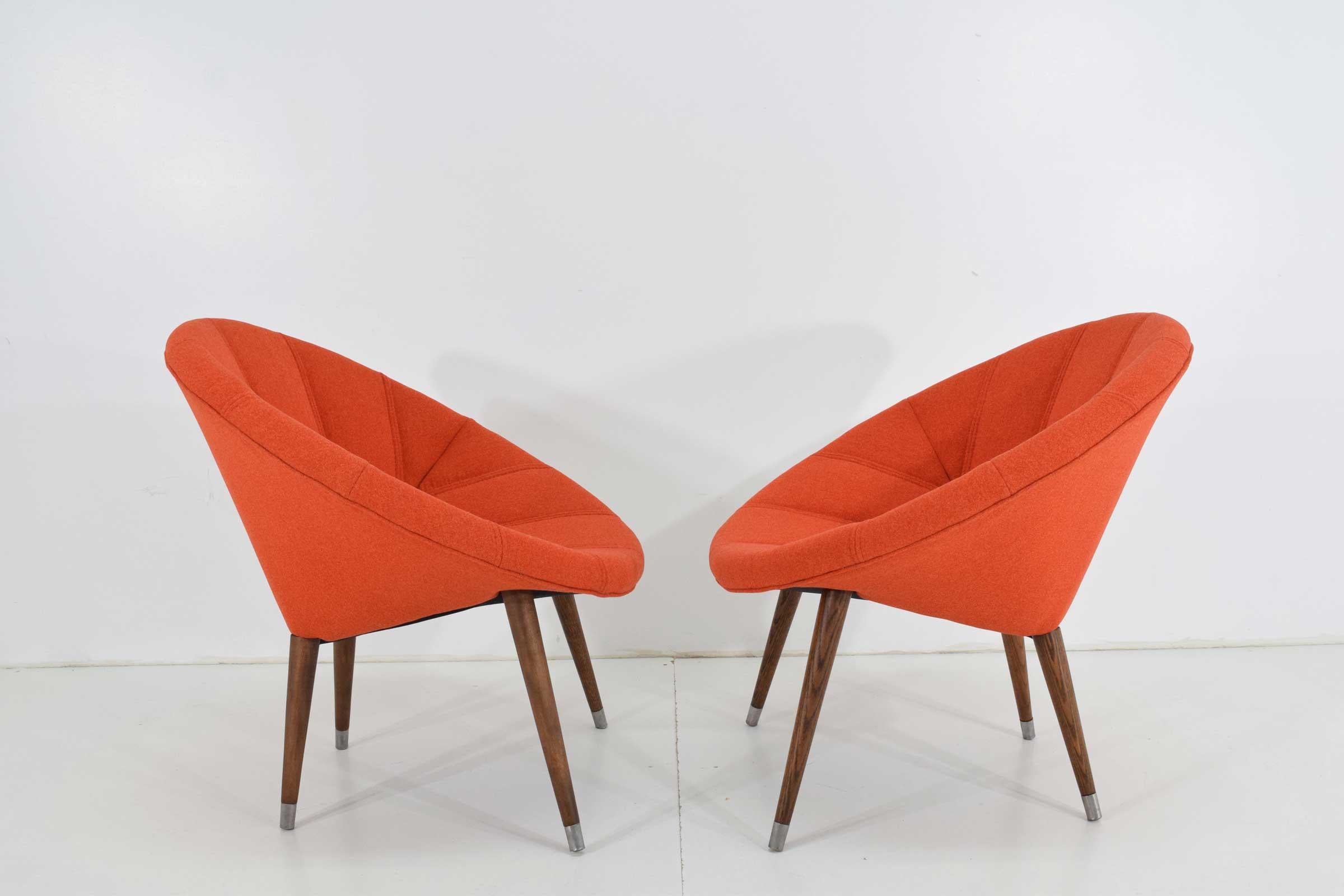 Pair of Midcentury Hoop Chairs at 1stDibs