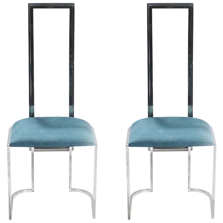 Pair of Midcentury Italian Lucite Green Chairs, 1970s For Sale at 1stDibs