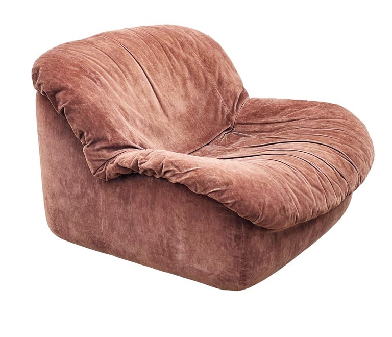 Pair of Mid Century Italian Modern Low Profile Lounge Chair or Slipper ...