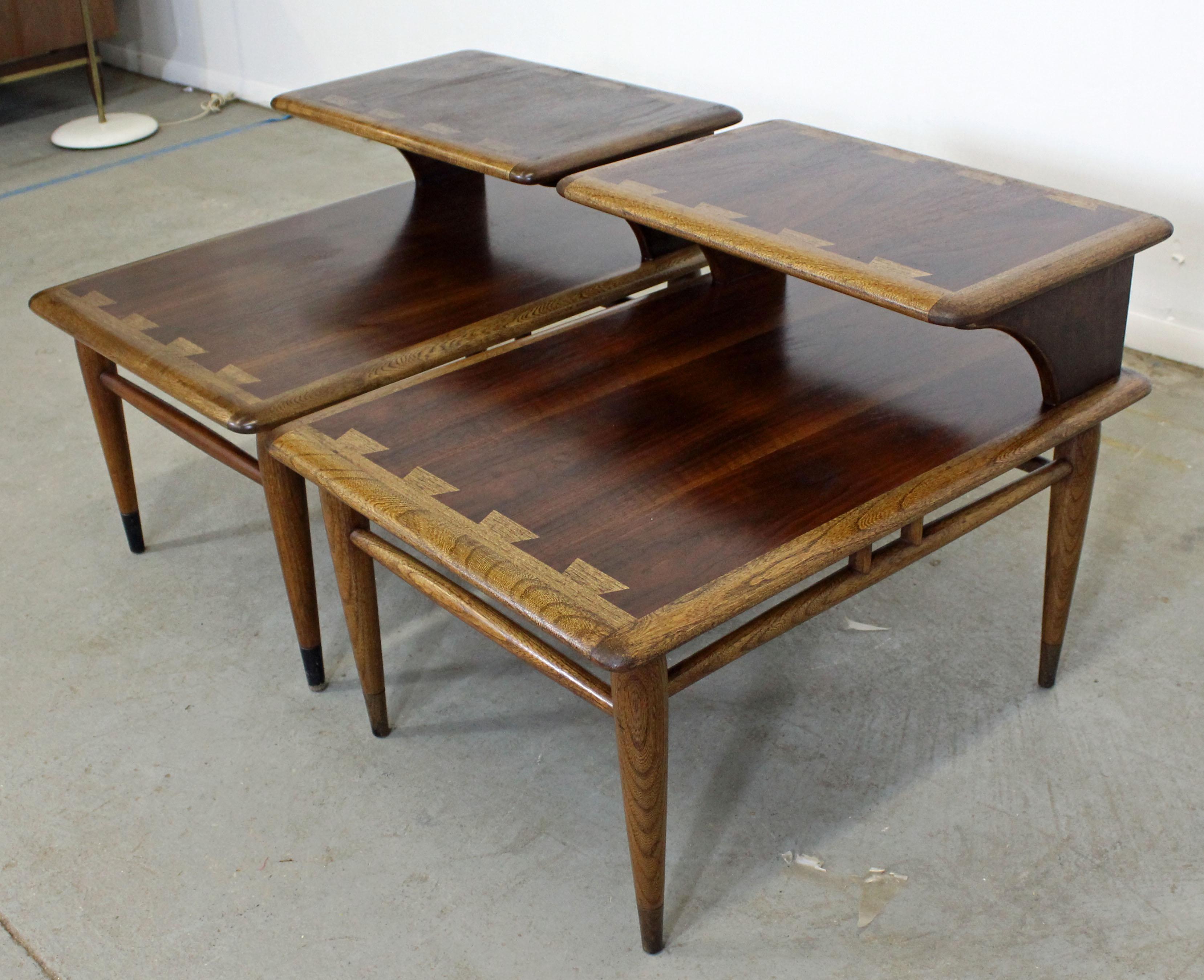 Pair of Mid-Century Modern Andre Bus Lane Acclaim 2-Tier End Tables at 1stDibs | 2 tier end ...