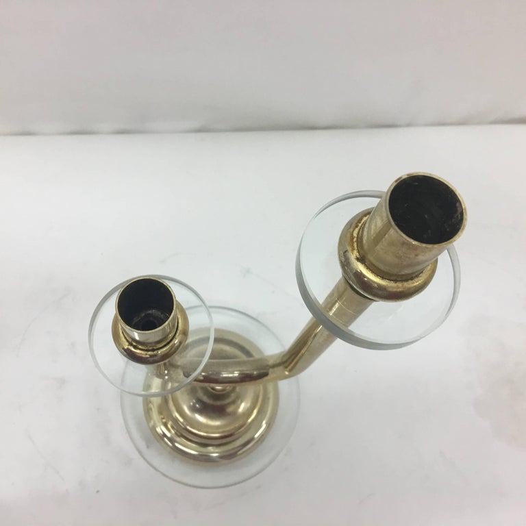 Pair of Mid-Century Modern Candlesticks Made in Italy, circa 1950 For ...