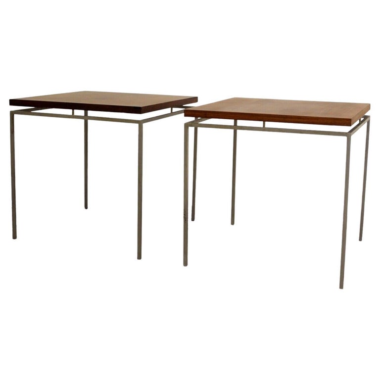 Pair of Mid-Century Modern Danish Rosewood Side Tables by Knud Joos for ...