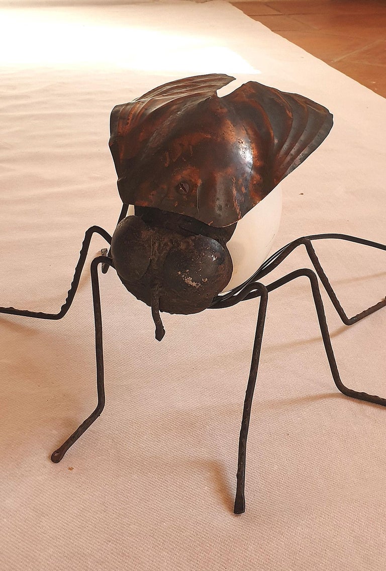 Pair of Mid-Century Modern Fly Shaped Table Lamps, Arts and Crafts ...