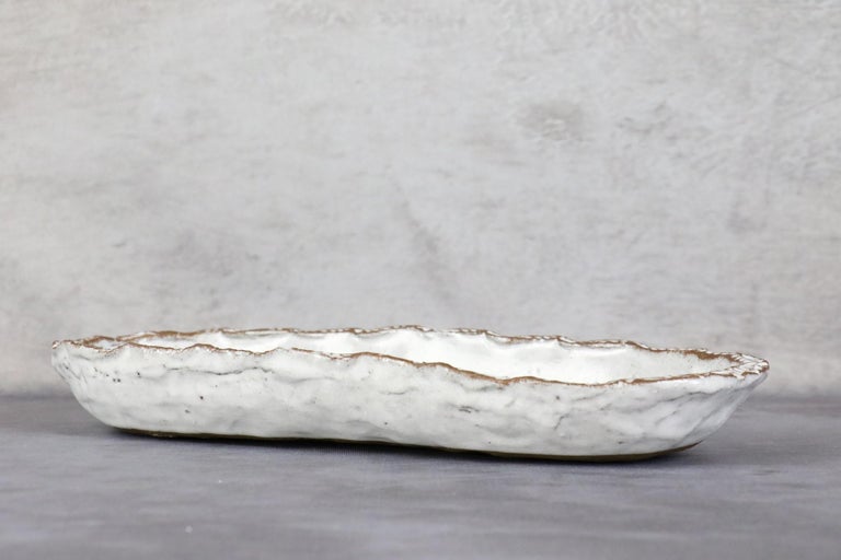 Pair of Mid-Century Modern French Ceramic decorative trays Albert Thiry ...