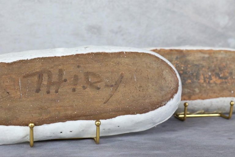Pair of Mid-Century Modern French Ceramic Decorative Trays Albert Thiry ...
