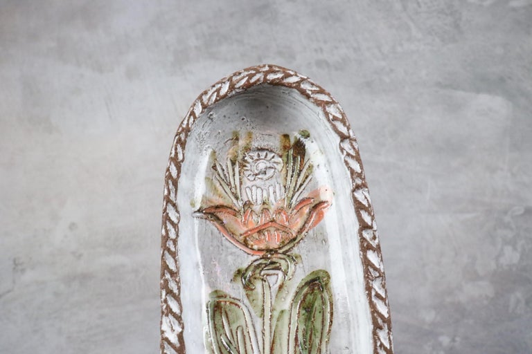 Pair of Mid-Century Modern French Ceramic Decorative Trays Albert Thiry ...