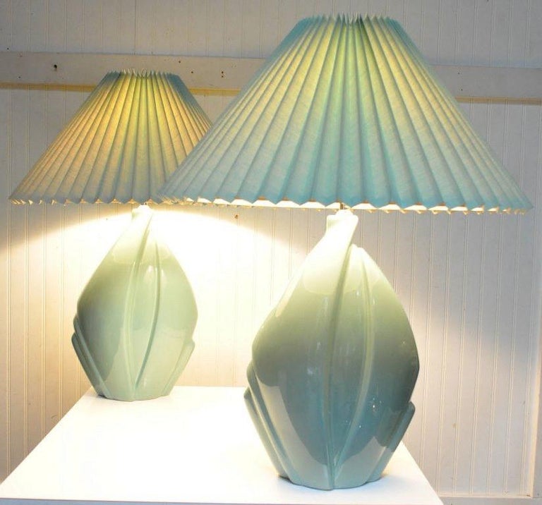 Pair of Mid-Century Modern Hollywood Regency Ceramic Art Pottery Harris ...