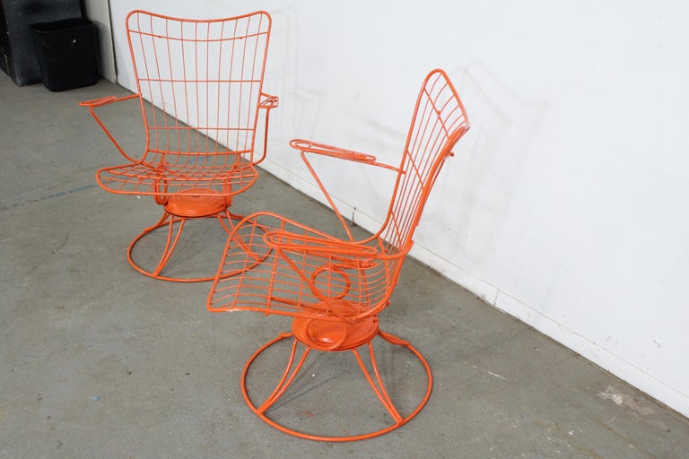 Pair of Mid-Century Modern Homecrest Bottemiller Swivel Rocker Lounge ...